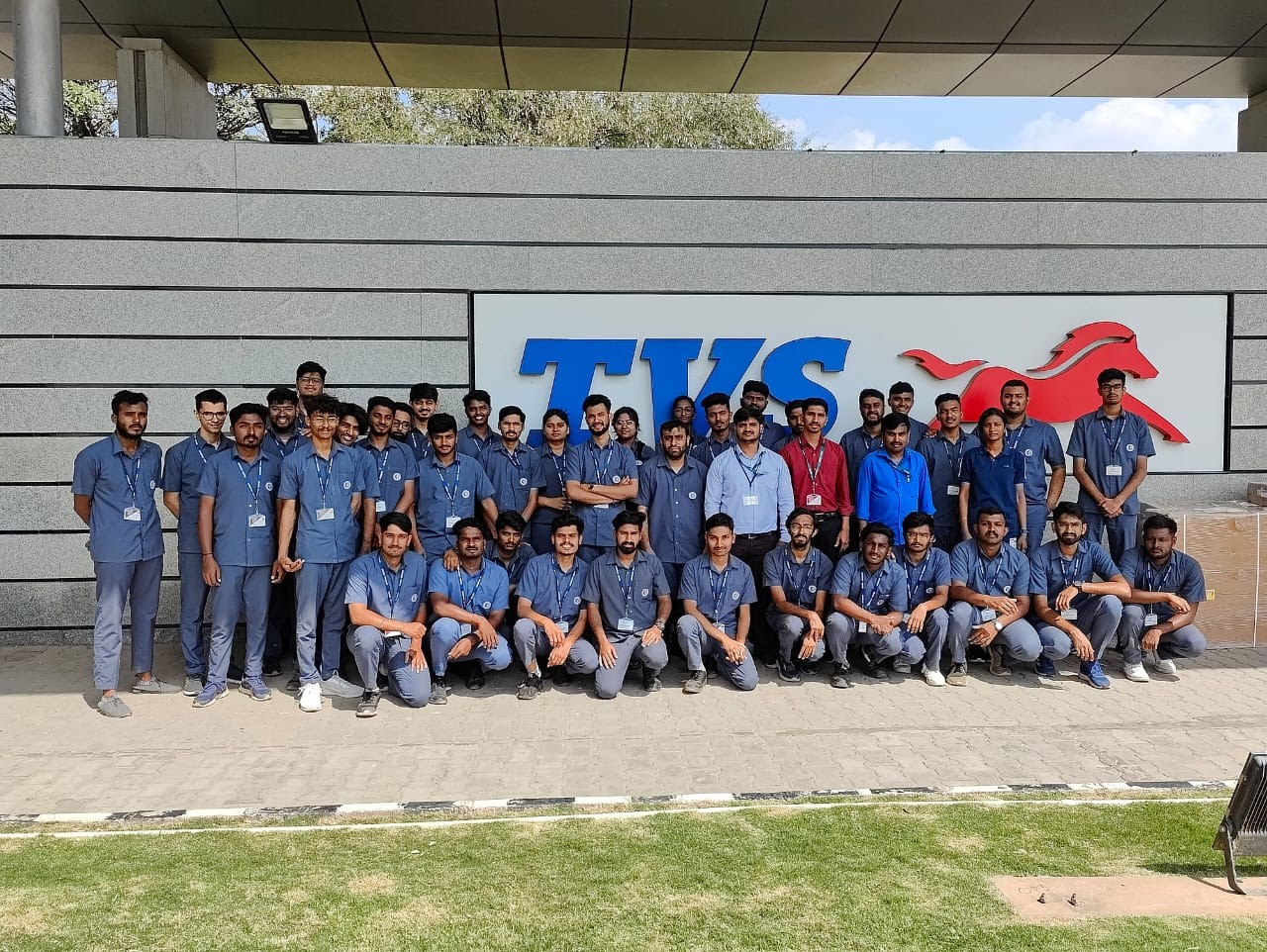 Industrial Visit to “TVS Motor” - Rvitm